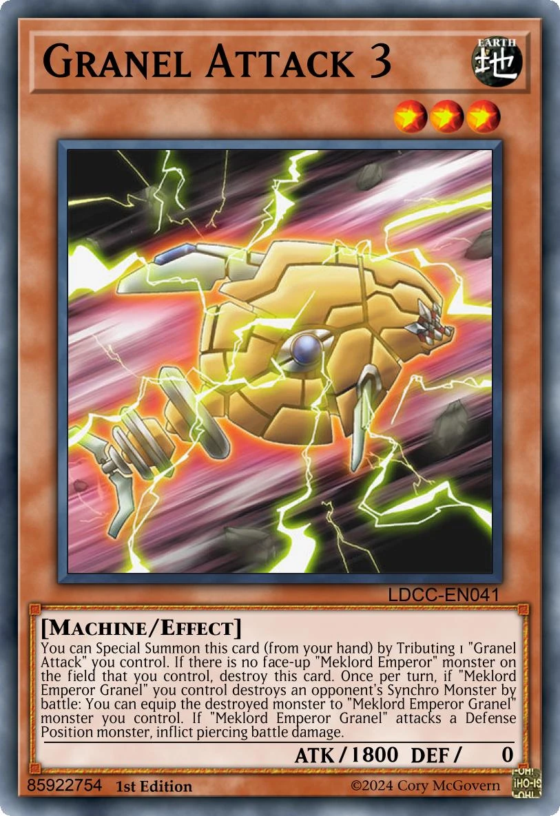Granel Attack 3 (Card)/(Custom) | Yu-Gi-Oh! Custom Think Tank Wiki | Fandom