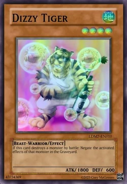 Dizzy Tiger (Card)/(Custom) | Yu-Gi-Oh! Custom Think Tank Wiki | Fandom