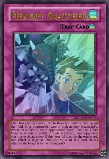 Memory Snatcher (Card)/(Custom) | Yu-Gi-Oh! Custom Think Tank Wiki | Fandom