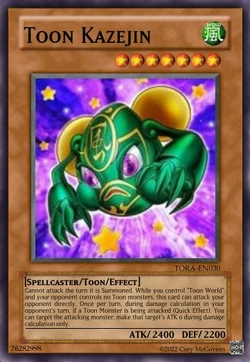 Toon Kazejin (Card)/(Custom) | Yu-Gi-Oh! Custom Think Tank Wiki | Fandom