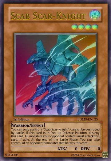 Scab Scar-Knight (Card)/(Custom) | Yu-Gi-Oh! Custom Think Tank Wiki ...