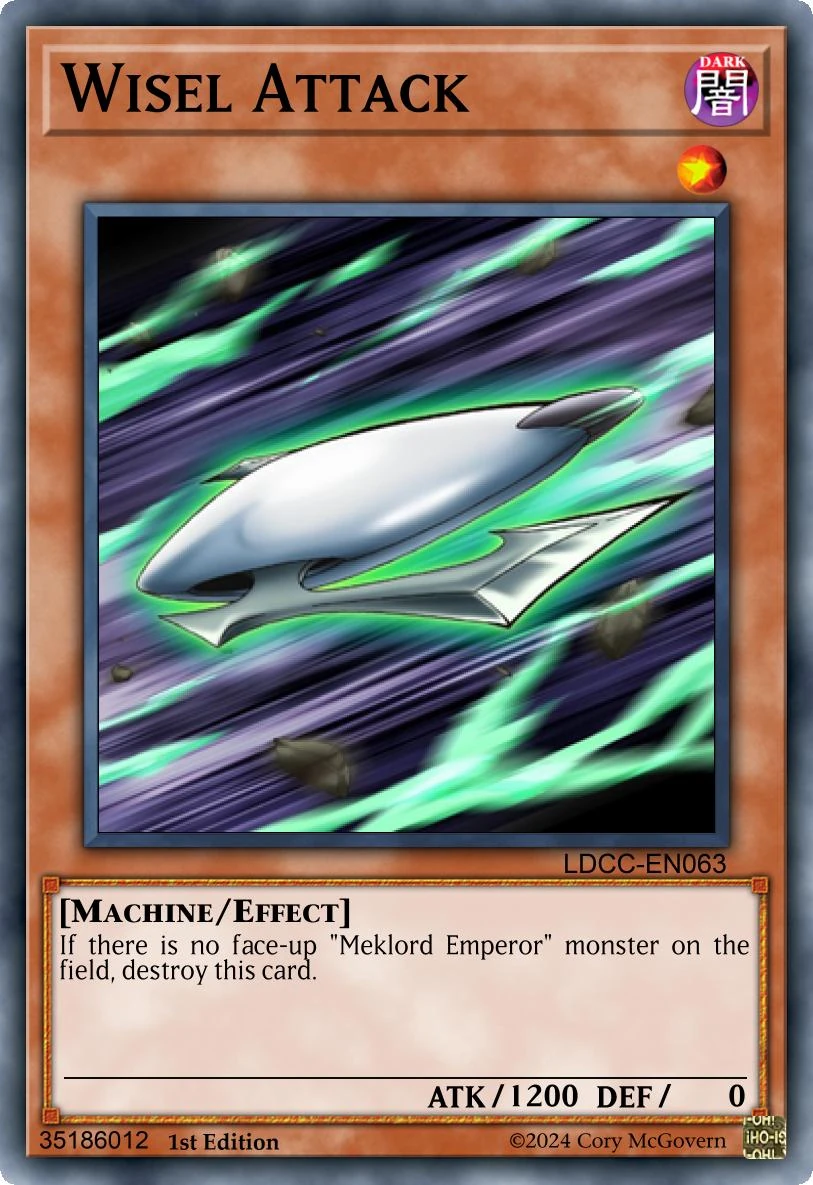 Wisel Attack (Card)/(Custom) | Yu-Gi-Oh! Custom Think Tank Wiki | Fandom