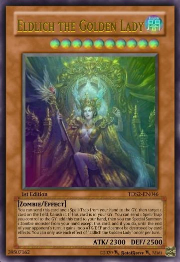 Eldlich the Golden Lady | Yu-Gi-Oh! Custom Think Tank Wiki | Fandom