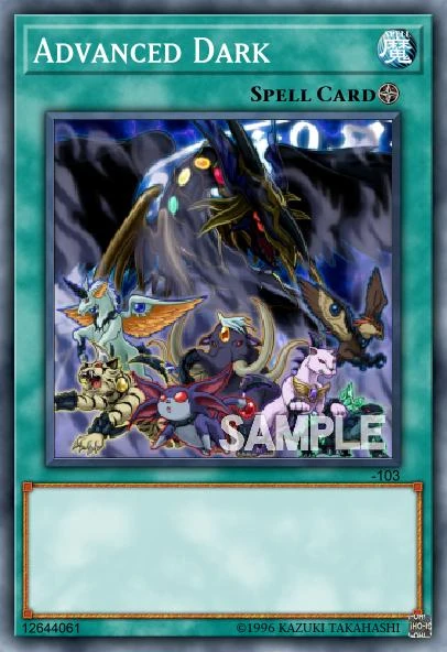 Advanced Dark (Card)/(Custom) | Yu-Gi-Oh! Custom Think Tank Wiki | Fandom