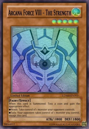 Arcana Force VIII - The Strength (Card)/(Custom) | Yu-Gi-Oh! Custom ...
