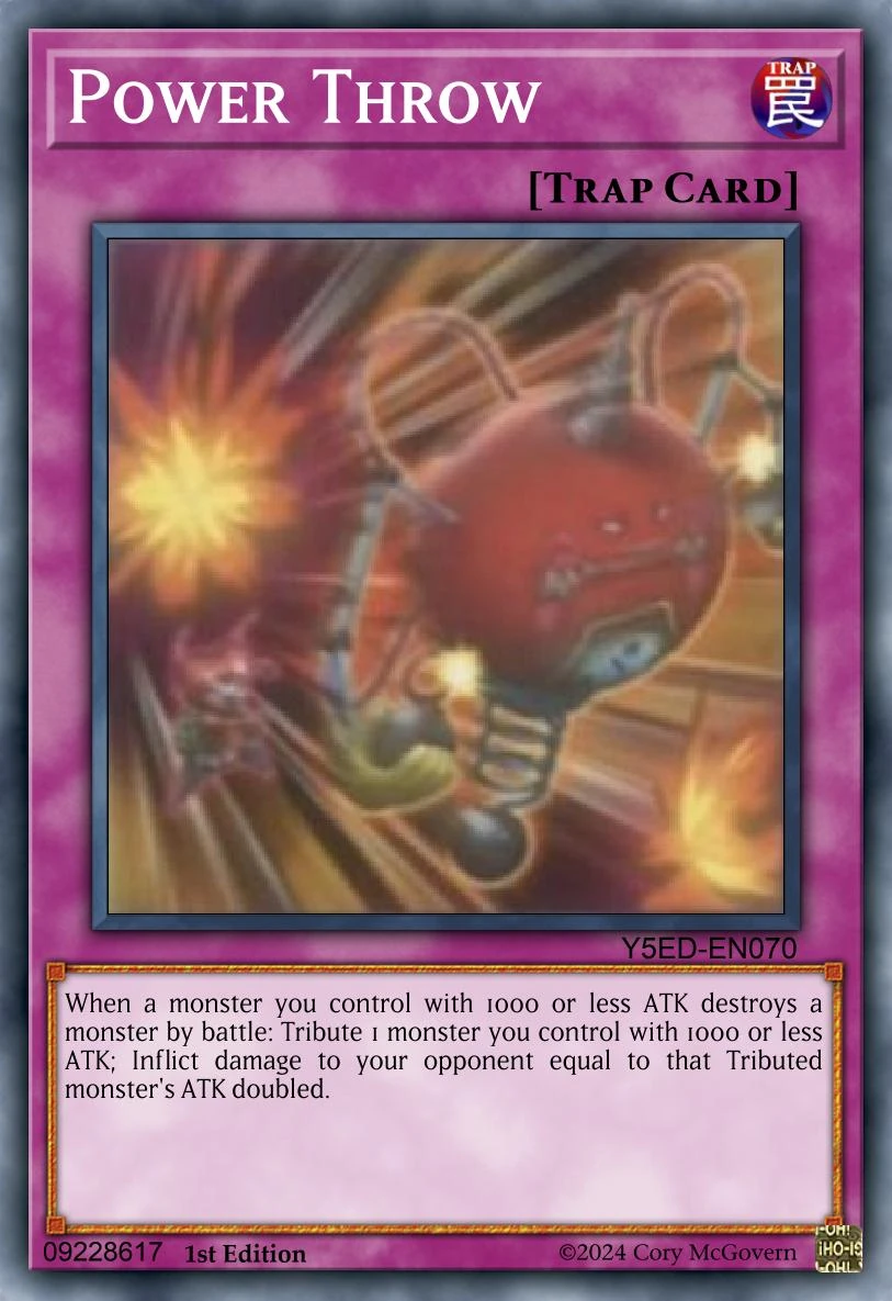 Power Throw (Card)/(Custom) | Yu-Gi-Oh! Custom Think Tank Wiki | Fandom