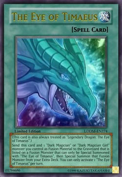 The Eye of Timaeus (Card)/(Custom) | Yu-Gi-Oh! Custom Think Tank Wiki ...
