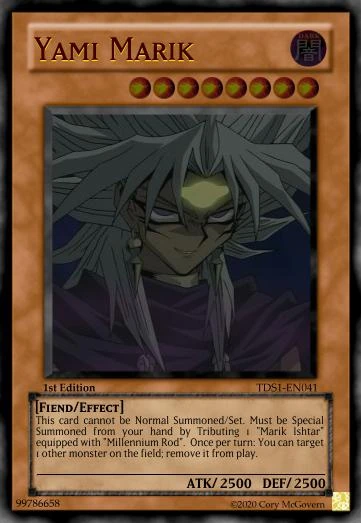 Yami Marik (Card)/(Custom) | Yu-Gi-Oh! Custom Think Tank Wiki | Fandom