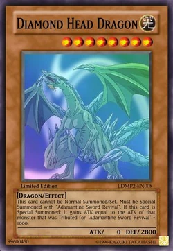 Diamond Head Dragon (Card)/(Custom) | Yu-Gi-Oh! Custom Think Tank Wiki ...