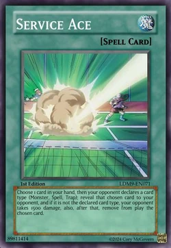 Service Ace (Card)/(Custom) | Yu-Gi-Oh! Custom Think Tank Wiki | Fandom