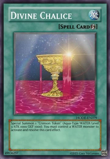 Divine Chalice (Card)/(Custom) | Yu-Gi-Oh! Custom Think Tank Wiki | Fandom