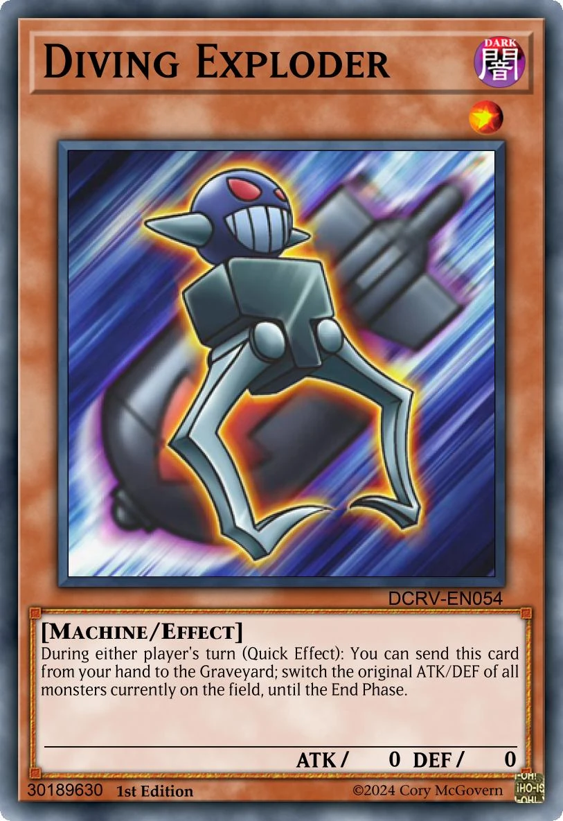 Diving Exploder (Card)/(Custom) | Yu-Gi-Oh! Custom Think Tank Wiki | Fandom