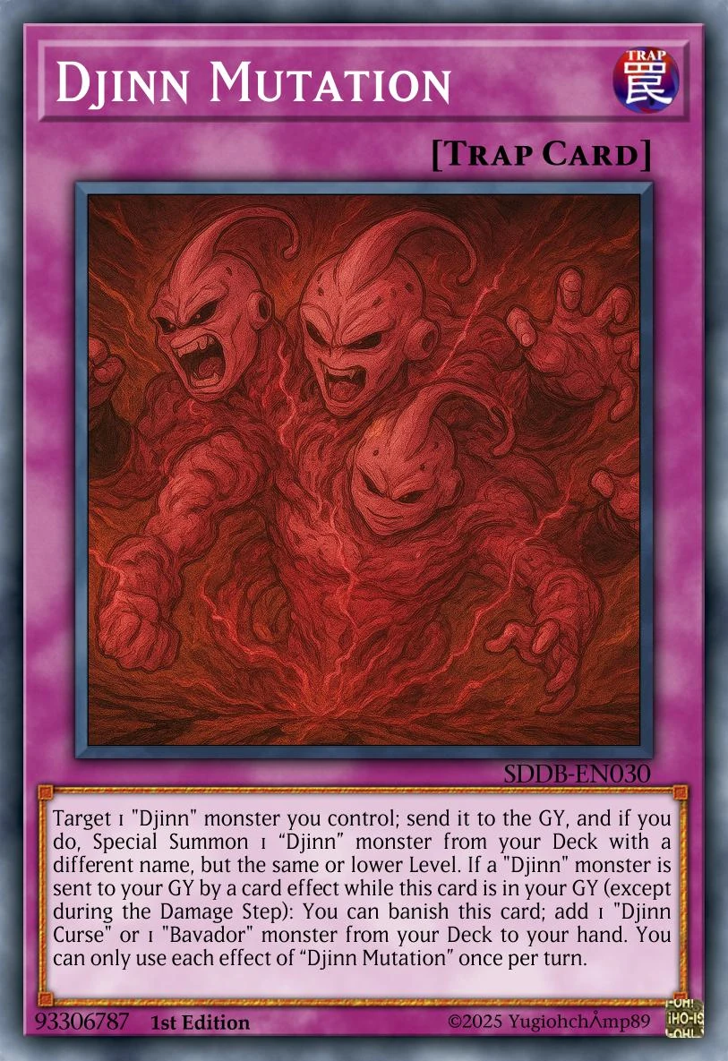 Djinn Mutation | Yu-Gi-Oh! Custom Think Tank Wiki | Fandom