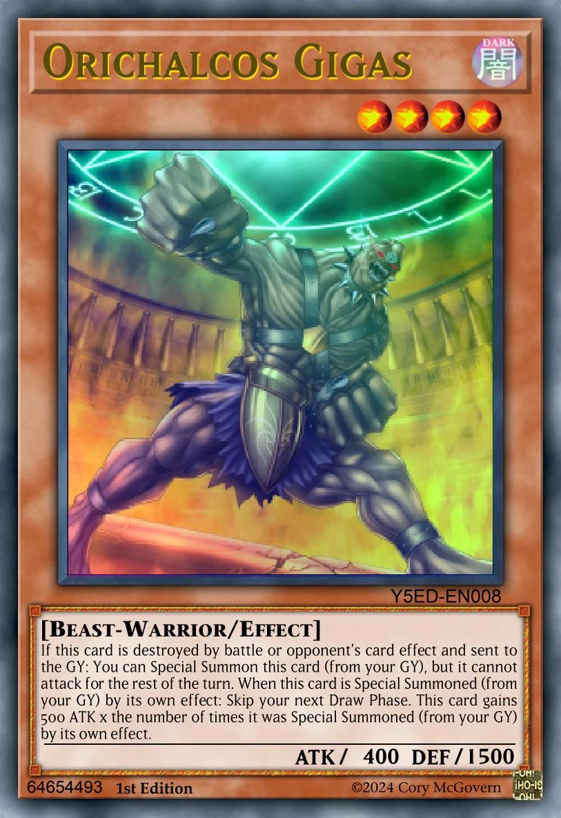 Orichalcos Gigas (Card)/(Custom) | Yu-Gi-Oh! Custom Think Tank Wiki ...