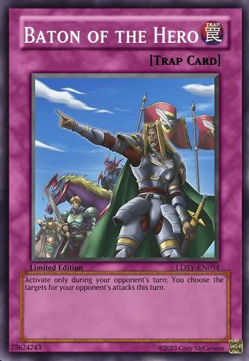 Baton of the Hero (Card)/(Custom) | Yu-Gi-Oh! Custom Think Tank Wiki ...