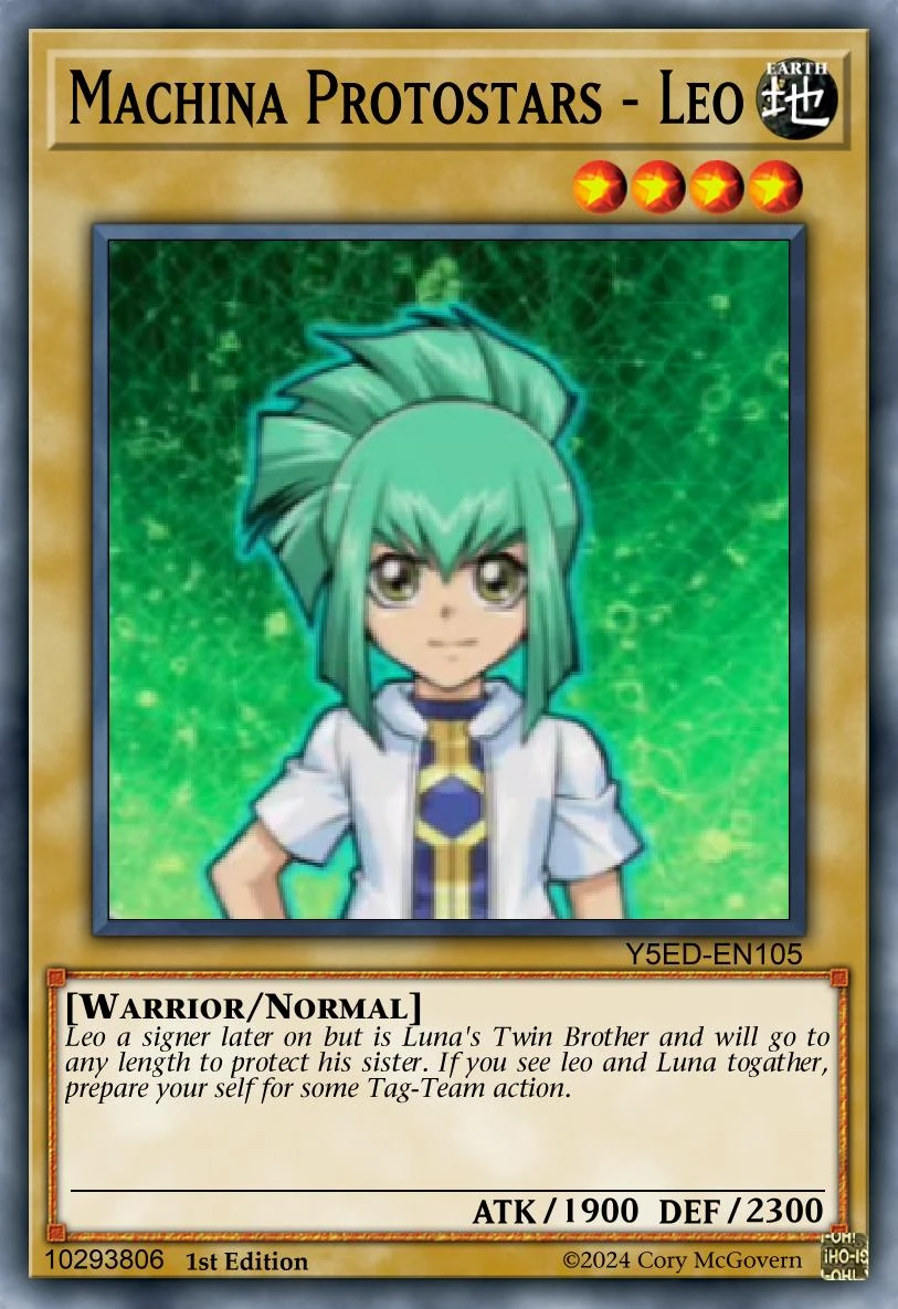 Machina Protostars - Leo (Card)/(Custom) | Yu-Gi-Oh! Custom Think Tank ...
