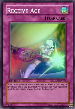 Receive Ace (Card)/(Custom) | Yu-Gi-Oh! Custom Think Tank Wiki | Fandom