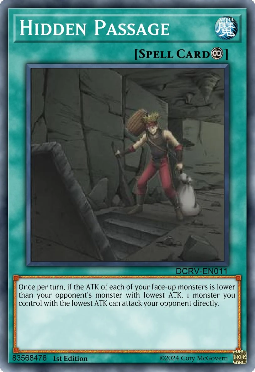 Hidden Passage (Card)/(Custom) | Yu-Gi-Oh! Custom Think Tank Wiki | Fandom
