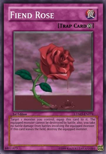 Fiend Rose (Card)/(Custom) | Yu-Gi-Oh! Custom Think Tank Wiki | Fandom