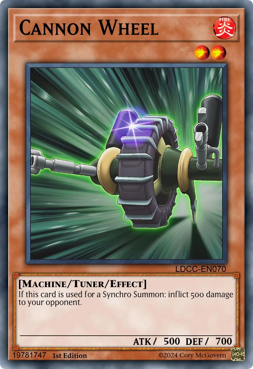 Cannon Wheel (Card)/(Custom) | Yu-Gi-Oh! Custom Think Tank Wiki | Fandom
