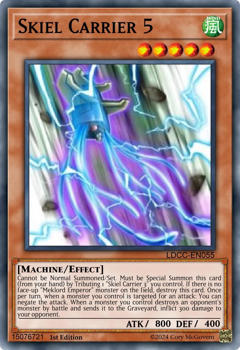 Skiel Carrier 5 (Card)/(Custom) | Yu-Gi-Oh! Custom Think Tank Wiki | Fandom
