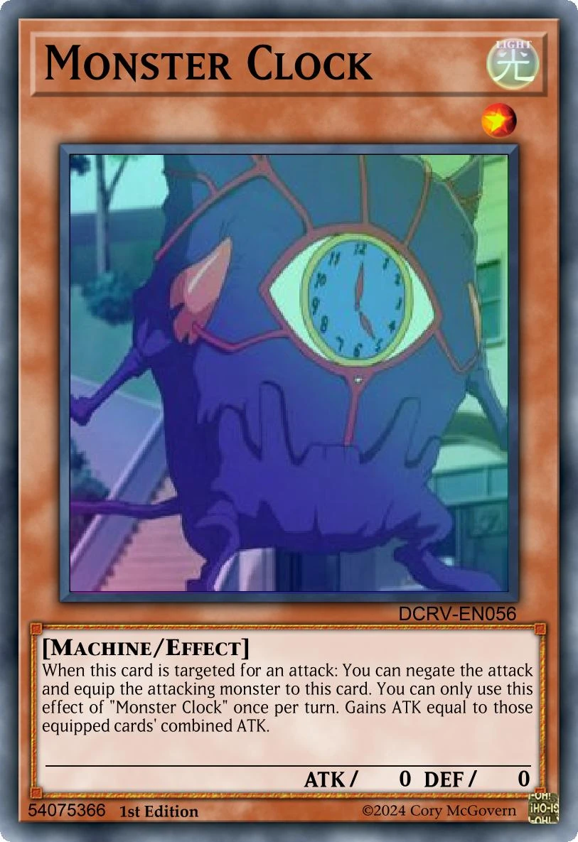 Monster Clock (Card)/(Custom) | Yu-Gi-Oh! Custom Think Tank Wiki | Fandom