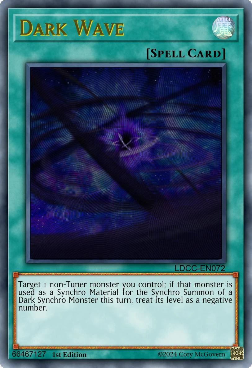 Dark Wave (Card)/(Custom) | Yu-Gi-Oh! Custom Think Tank Wiki | Fandom