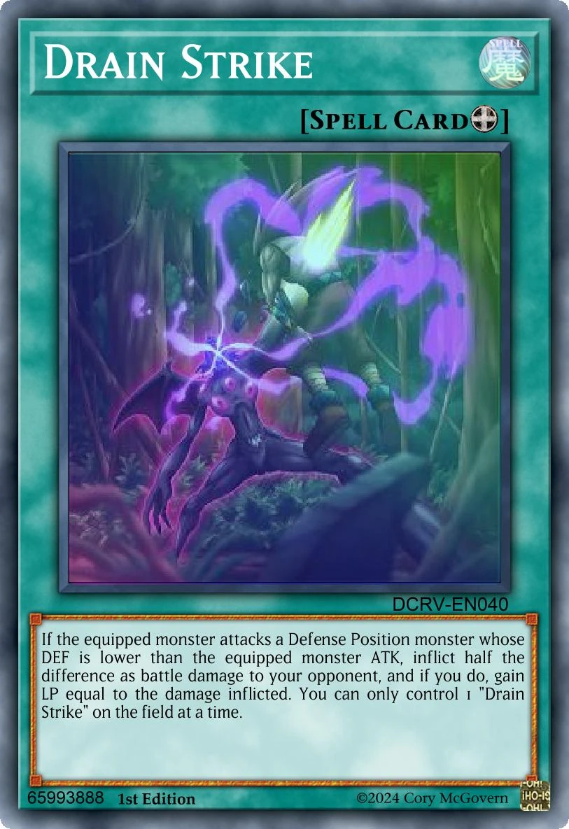Drain Strike (Card)/(Custom) | Yu-Gi-Oh! Custom Think Tank Wiki | Fandom