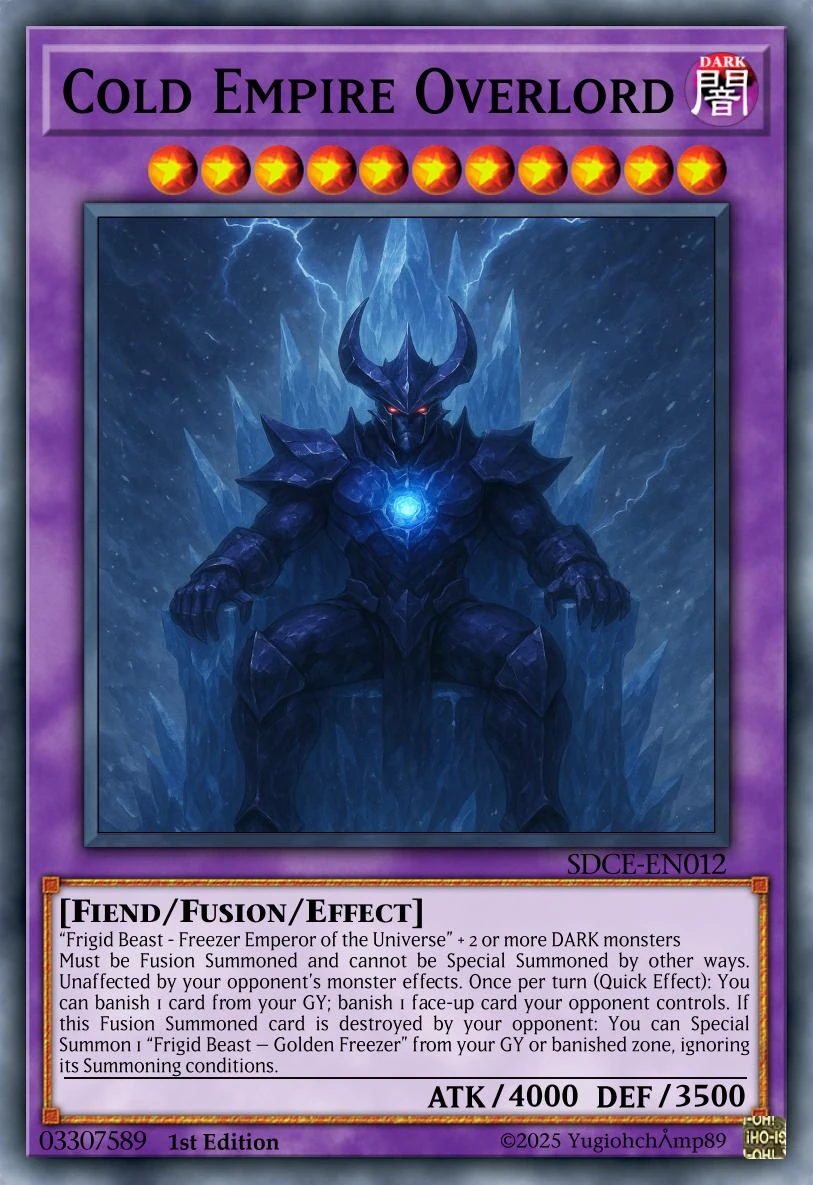 Cold Empire Overlord (Custom) | Yu-Gi-Oh! Custom Think Tank Wiki | Fandom