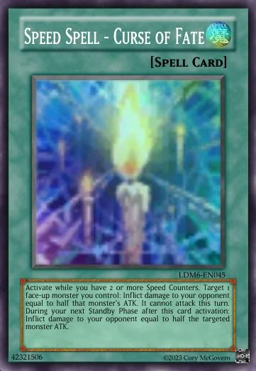 Speed Spell - Curse of Fate (Card)/(Custom) | Yu-Gi-Oh! Custom Think ...
