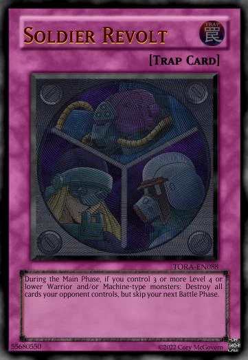 Soldier Revolt (Card)/(Custom) | Yu-Gi-Oh! Custom Think Tank Wiki | Fandom