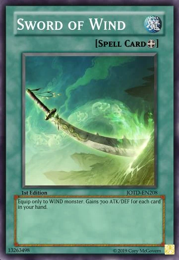 Sword of Wind | Yu-Gi-Oh! Custom Think Tank Wiki | Fandom