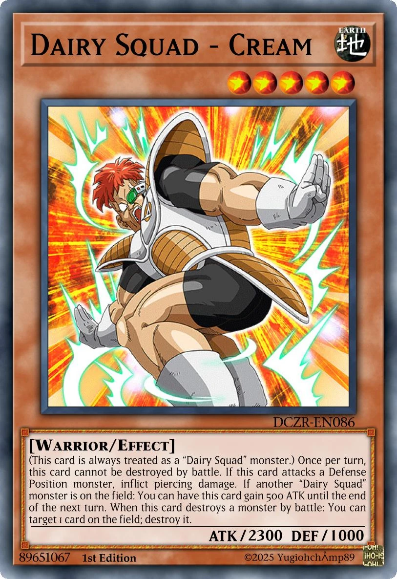 Dairy Squad - Cream (Card)/(Custom) | Yu-Gi-Oh! Custom Think Tank Wiki | Fandom