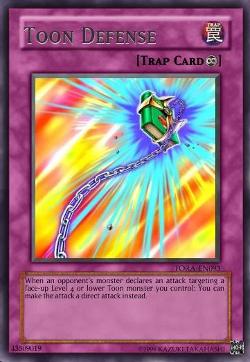 Toon Defense (Card)/(Custom) | Yu-Gi-Oh! Custom Think Tank Wiki | Fandom