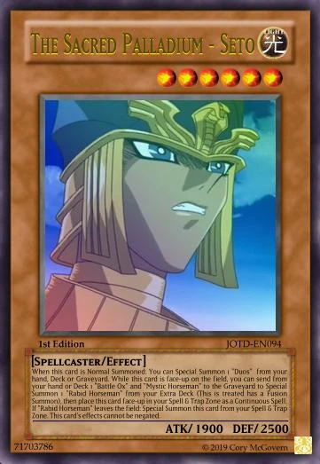 The Sacred Palladium - Seto (Card)/(Custom) | Yu-Gi-Oh! Custom Think ...
