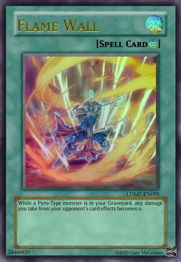 Flame Wall (Card)/(Custom) | Yu-Gi-Oh! Custom Think Tank Wiki | Fandom