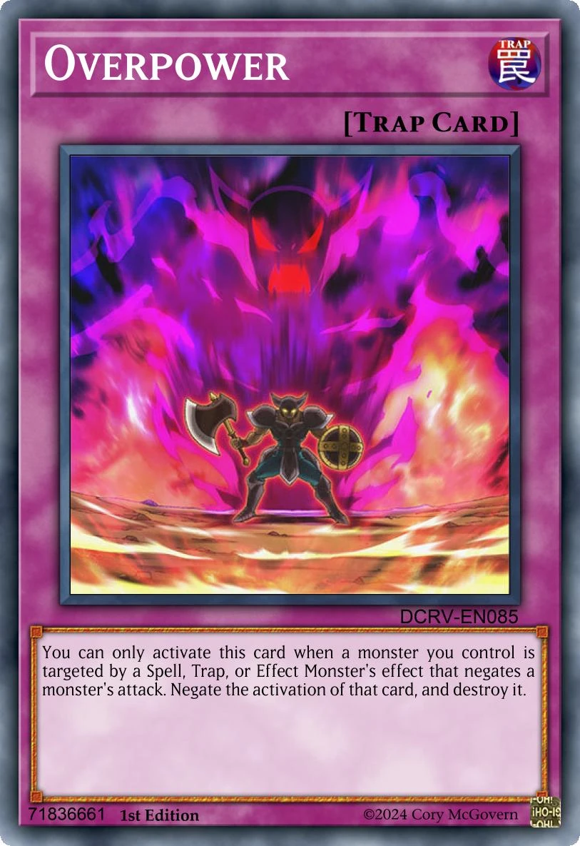 Overpower (Card)/(Custom) | Yu-Gi-Oh! Custom Think Tank Wiki | Fandom