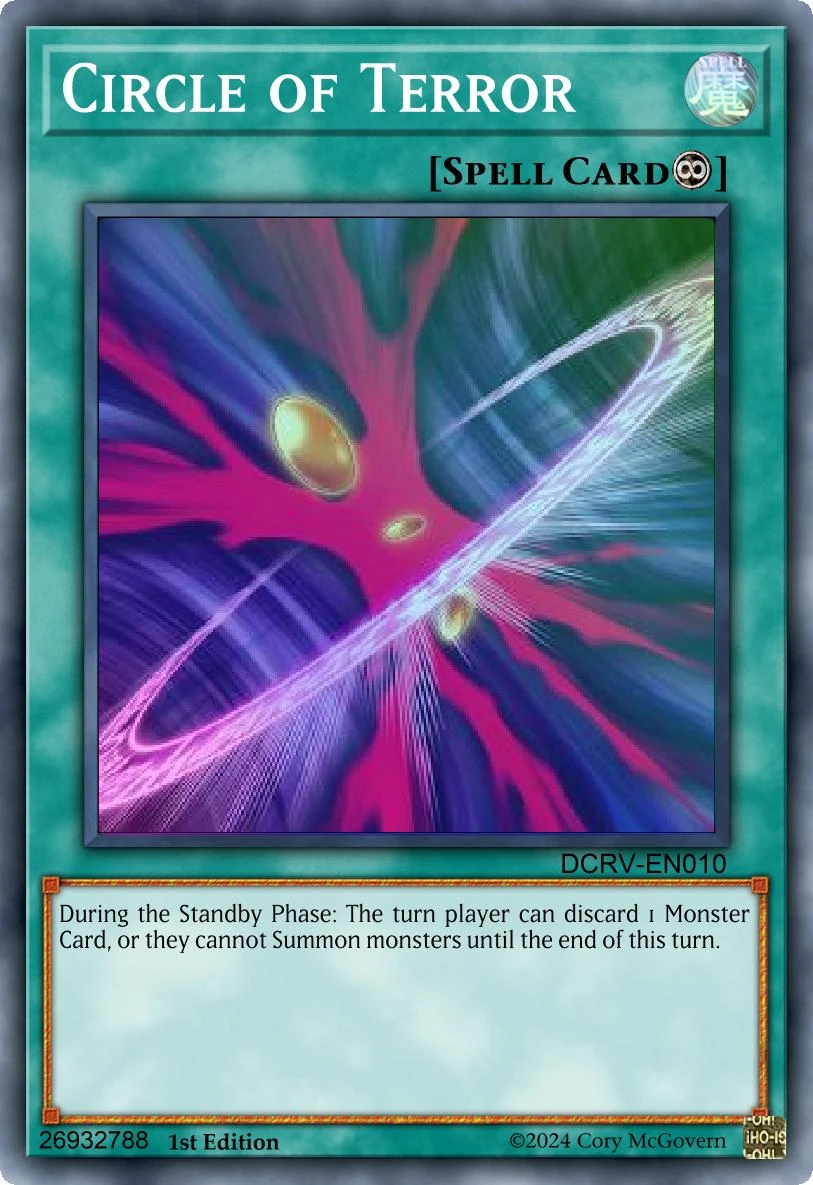 Circle of Terror (Card)/(Custom) | Yu-Gi-Oh! Custom Think Tank Wiki | Fandom