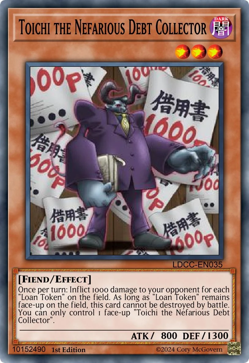 Toichi the Nefarious Debt Collector (Card)/(Custom) | Yu-Gi-Oh! Custom ...