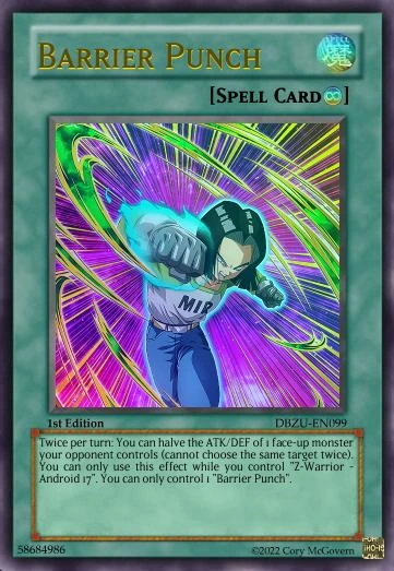 Barrier Punch (Card)/(Custom) | Yu-Gi-Oh! Custom Think Tank Wiki | Fandom