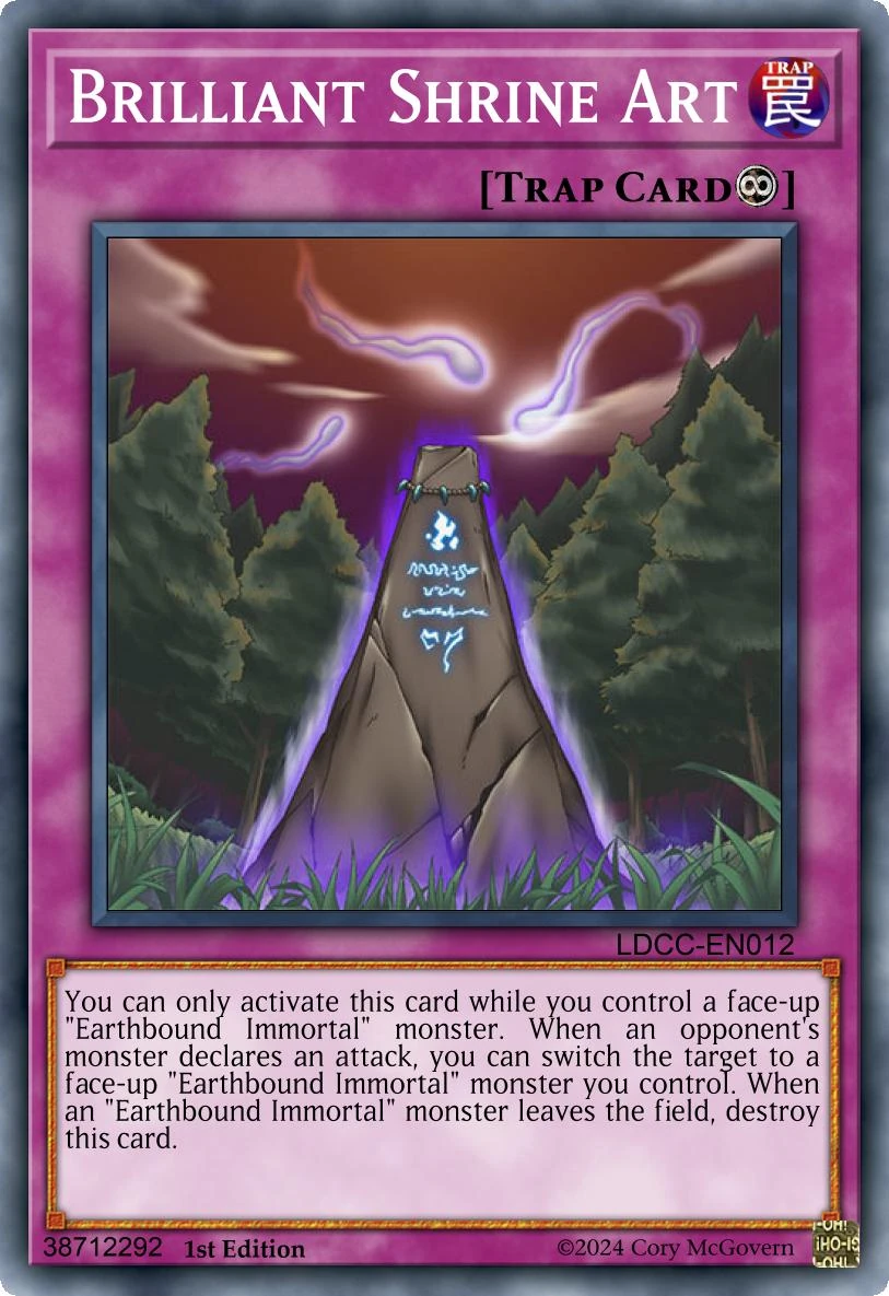 Brilliant Shrine Art (Card)/(Custom) | Yu-Gi-Oh! Custom Think Tank Wiki | Fandom