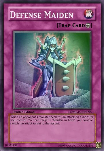 Defense Maiden (Card)/(Custom) | Yu-Gi-Oh! Custom Think Tank Wiki | Fandom