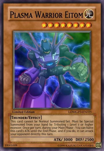 Plasma Warrior Eitom (Card)/(Custom) | Yu-Gi-Oh! Custom Think Tank Wiki ...
