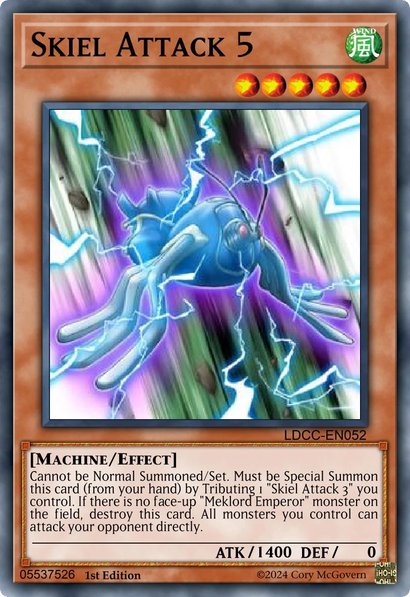 Skiel Attack 5 (Card)/(Custom) | Yu-Gi-Oh! Custom Think Tank Wiki | Fandom