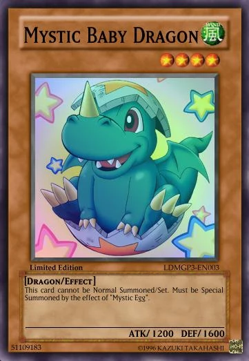 Card Gallery:Mystic Baby Dragon (Card)/(Custom) | Yu-Gi-Oh! Custom ...
