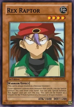 Dinosaur Duelist - Rex Raptor (Card)/(Custom) | Yu-Gi-Oh! Custom Think ...