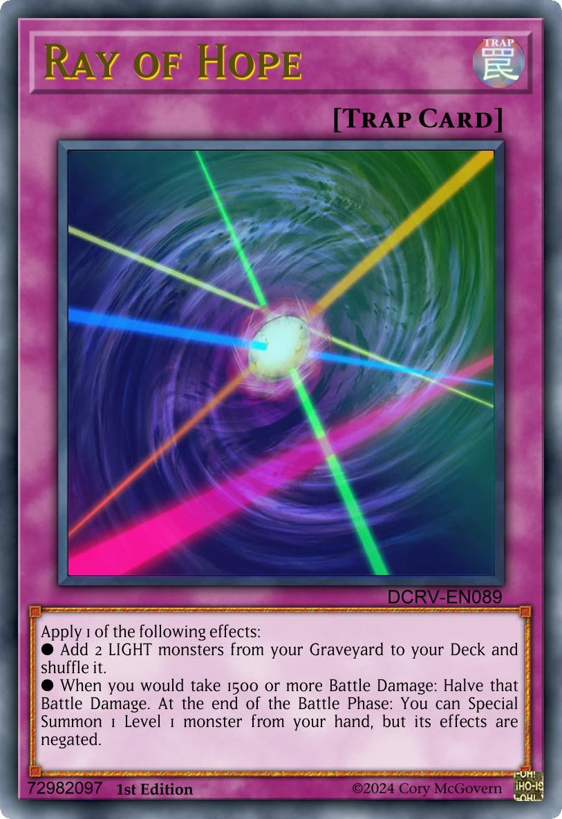 Ray of Hope (Card)/(Custom) | Yu-Gi-Oh! Custom Think Tank Wiki | Fandom