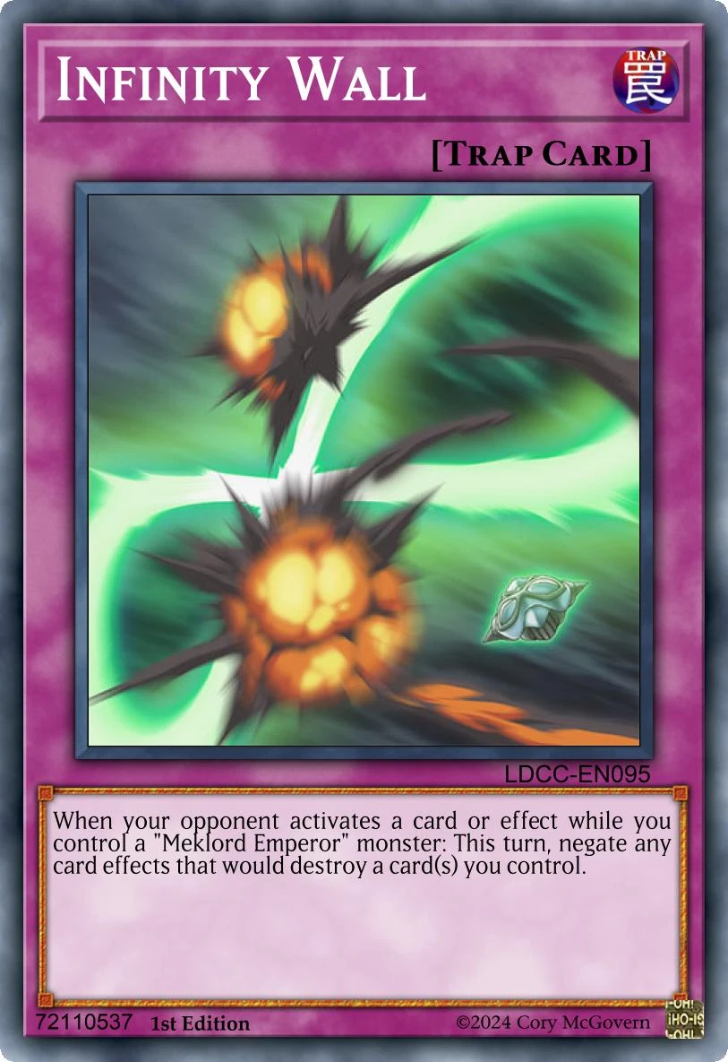 Infinity Wall (Card)/(Custom) | Yu-Gi-Oh! Custom Think Tank Wiki | Fandom