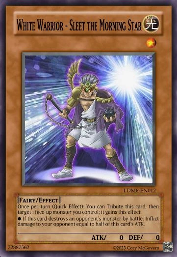 White Warrior - Sleet the Morning Star (Card)/(Custom) | Yu-Gi-Oh ...