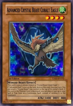 Advanced Crystal Beast Cobalt Eagle (Card)/(Custom) | Yu-Gi-Oh! Custom ...